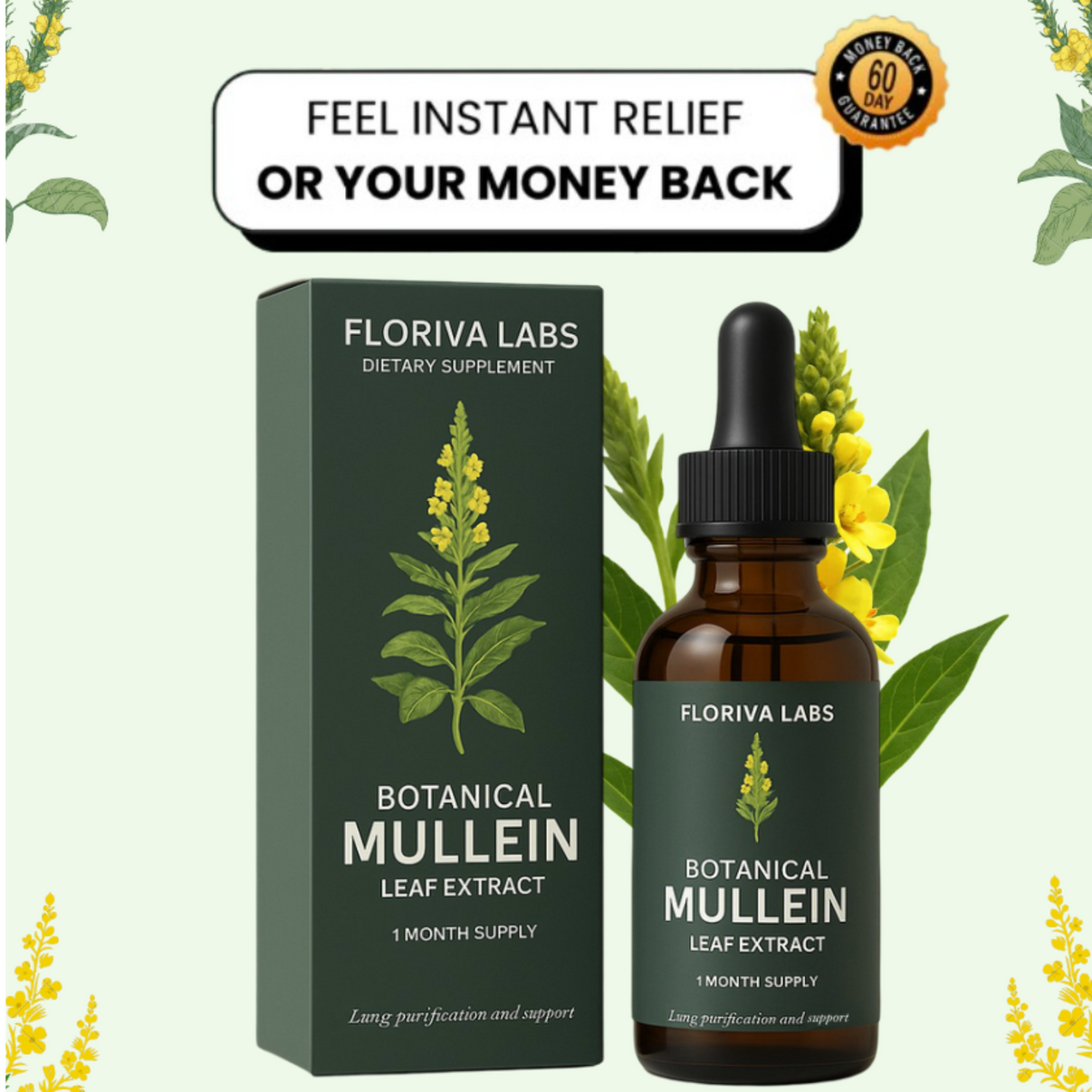 Floriva Labs Mullein Leaf Lung Detox Elixir – FLORIVA LABS